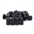 1000PCS Cap black,Fit Universal Plastic Car Motor Tire Valve Stem Caps ...