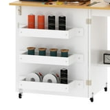 Craftian 60.9in White Folding Sewing Craft Table with with Charging ...