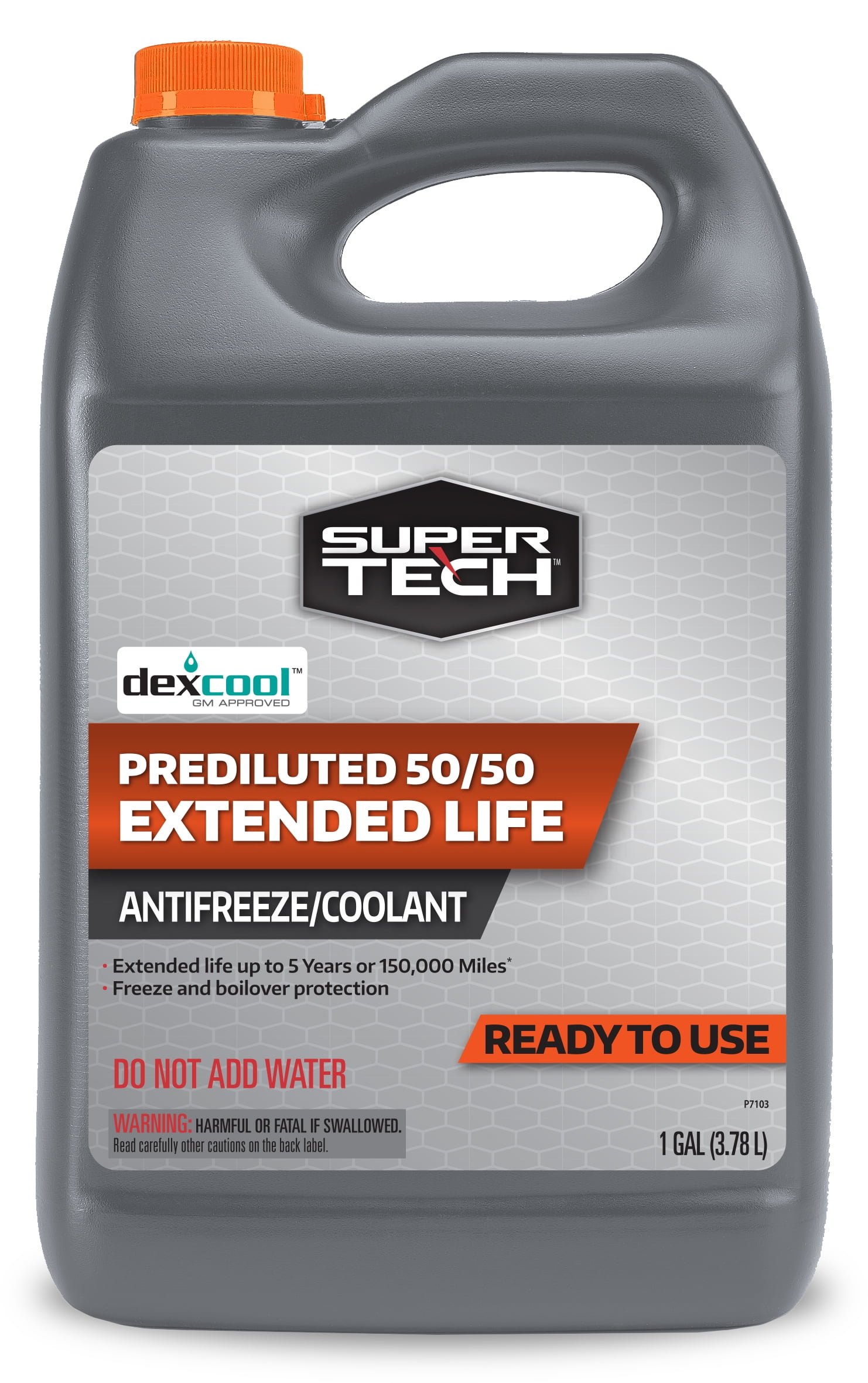 Super Tech Prediluted 50/50 Dex-Cool Antifreeze Coolant, 1 gallon ...