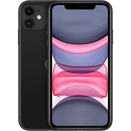 Apple iPhone 11 (A13 Bionic Chip) - Black - 64GB - 6.1" Liquid Retina ...