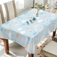 54x54in Square Printed Tablecloth Easy-Care Decorative Table Cloth for ...