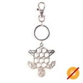 Color-Changing Key Chain Metal Turtle - Green by DelSol for Women - 1 ...