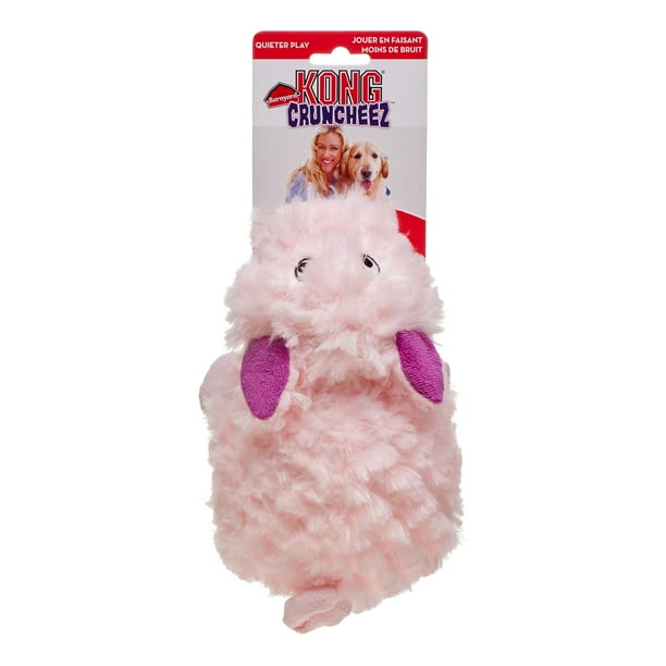 KONG Barnyard Cruncheez Pig Dog Toy, Pink, Large - Walmart.com ...