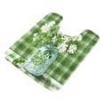 Bathroom Plush Absorbent Mat Single Square Pad 16x24Inches Bath Mat ...