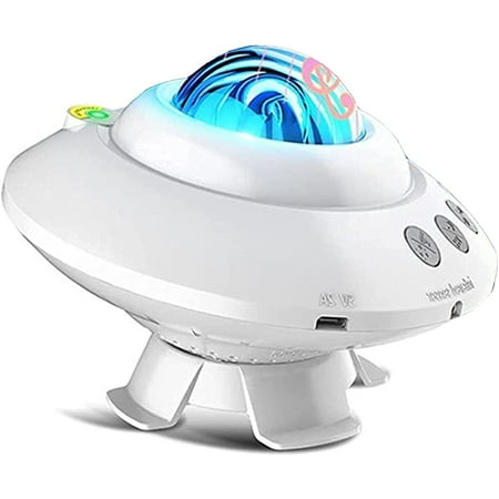 Star Projector LED Star Light Projector Aurora Night Light UFO Shaped ...