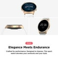 Motorola Moto Watch 120 1.43" AMOLED Bluetooth AI Smartwatch, Rose Gold ...