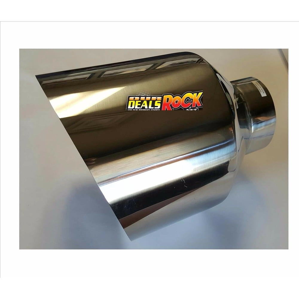 Brand New Polished Stainless Diesel Exhaust Tip 4" IN 10" Out 15 ...