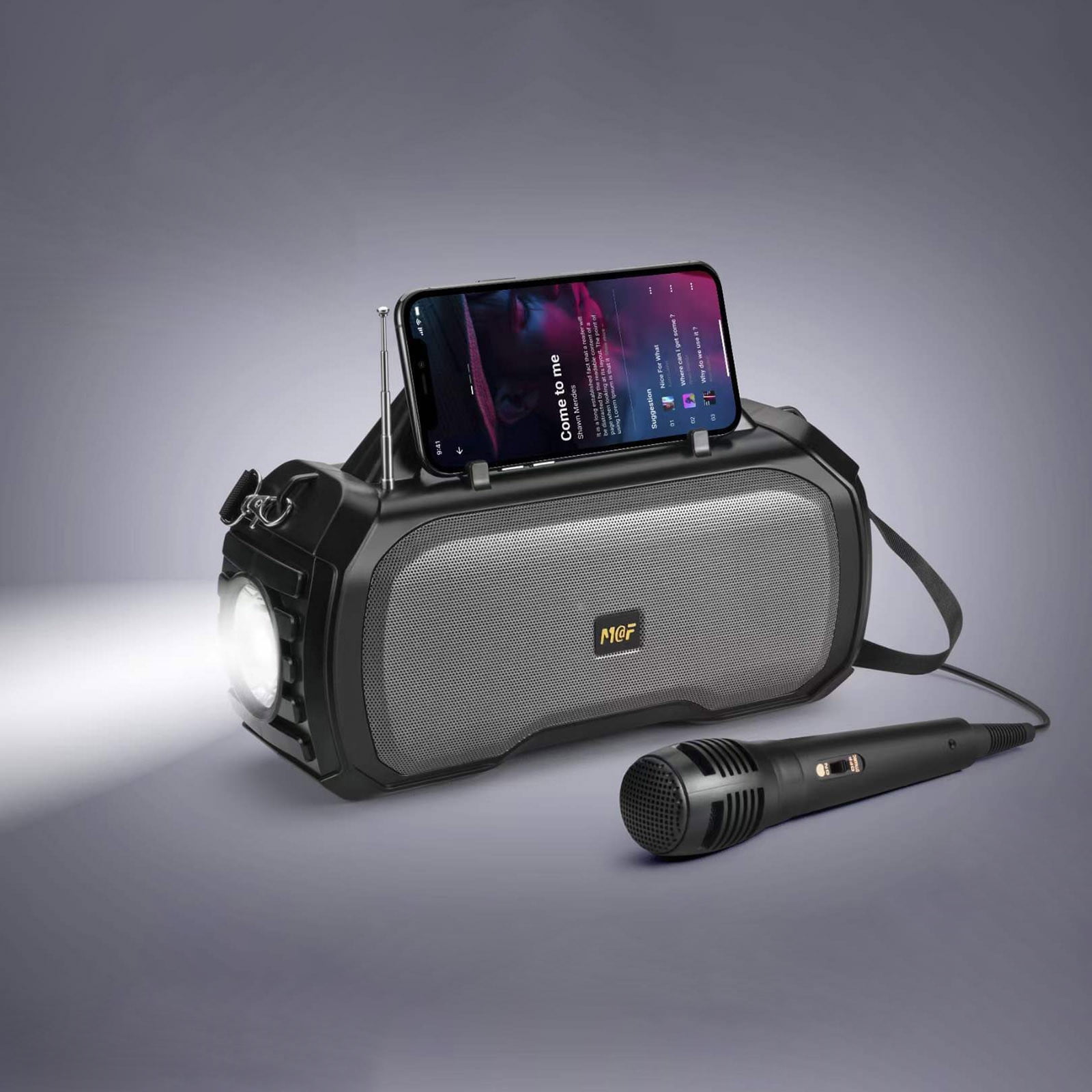 Buy Dianli Portable Bluetooth Speaker With Solar Charging FM Radio ...