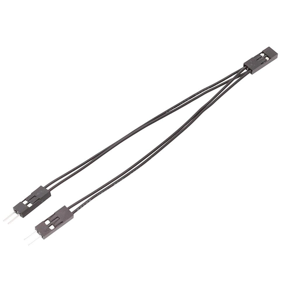 Dupont Terminal Wire 2 Pins Splitter Cable para PC SW IO Cable ...