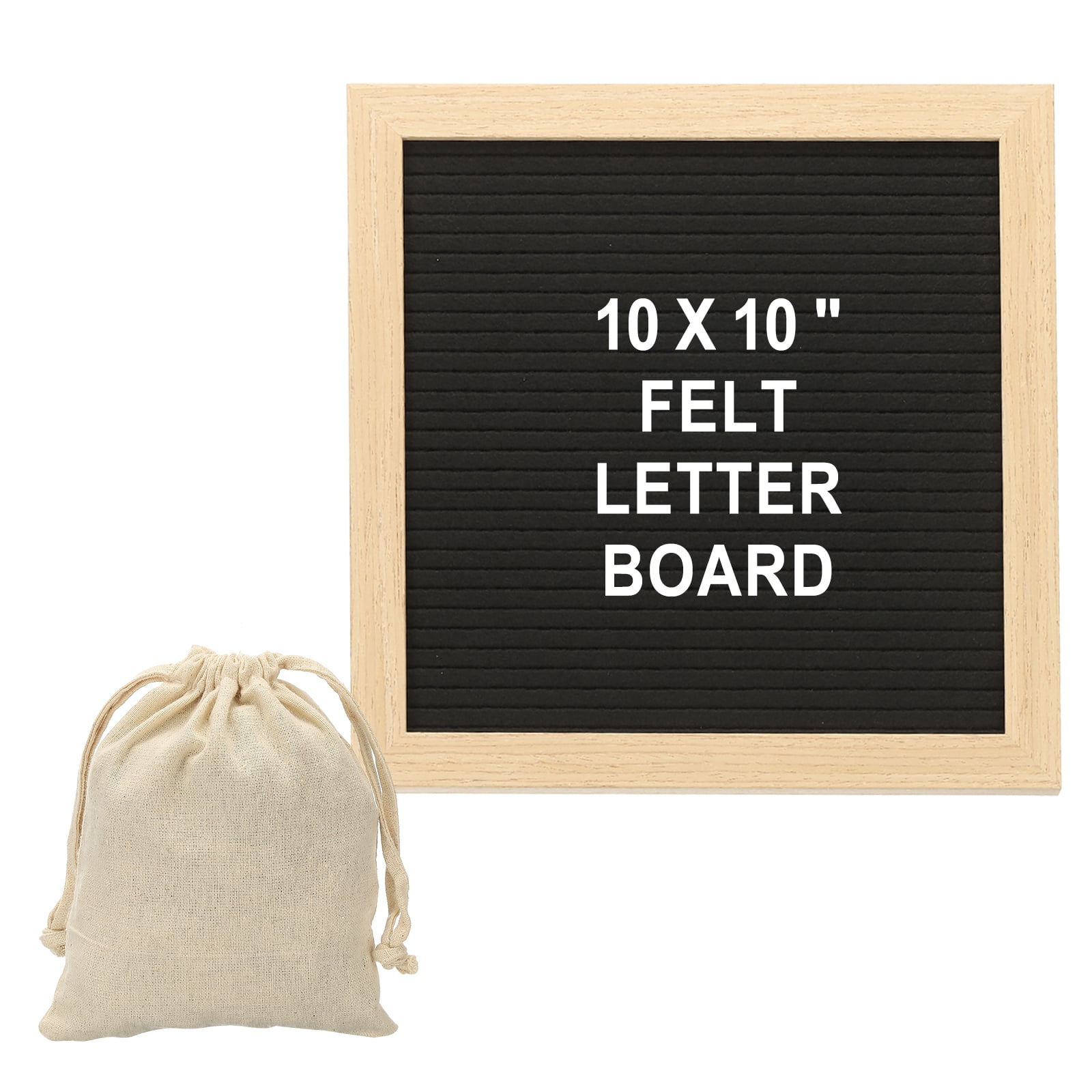 Click here for Uxcell Felt Letter Board  10x10 Black Wood Message... prices