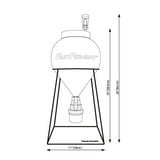 FastFerment 3 Gallon Conical With Stand - Walmart.com