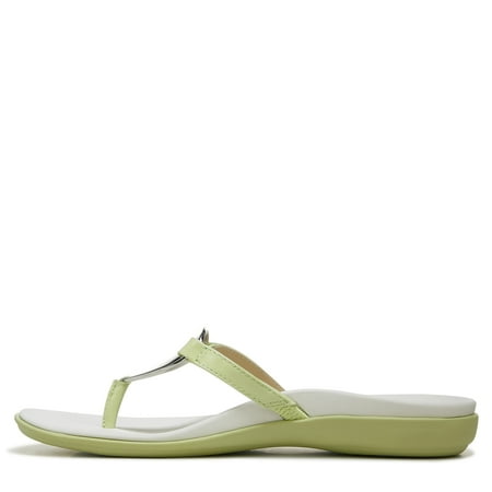 Vionic Women's Mirage Raysa Leather Slip On Sandal- Supportive Ladies ...