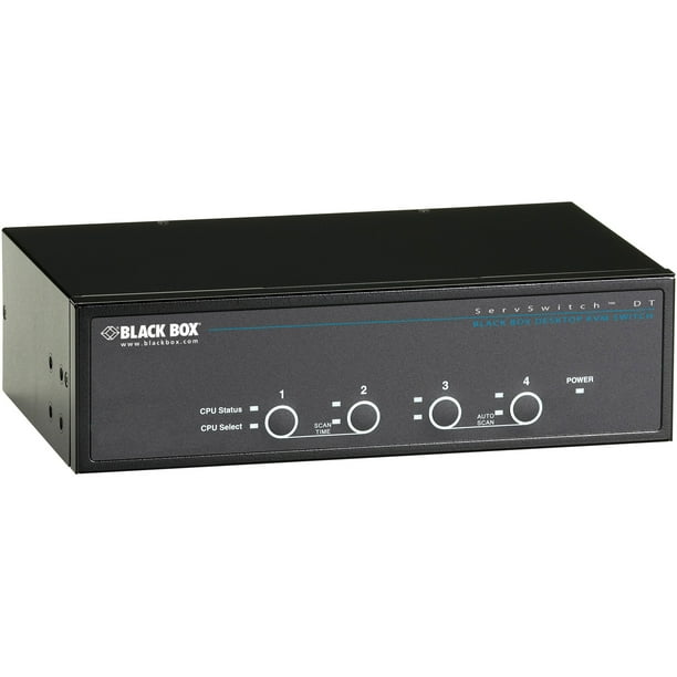 Black Box ServSwitch DT Dual-Head DVI KVM Switch - Walmart.com ...
