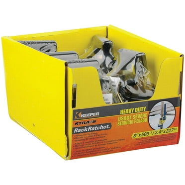 Keeper 05561 Retractable Ratchet Tie Down, 500 lb, 6 ft L x 1 in W ...