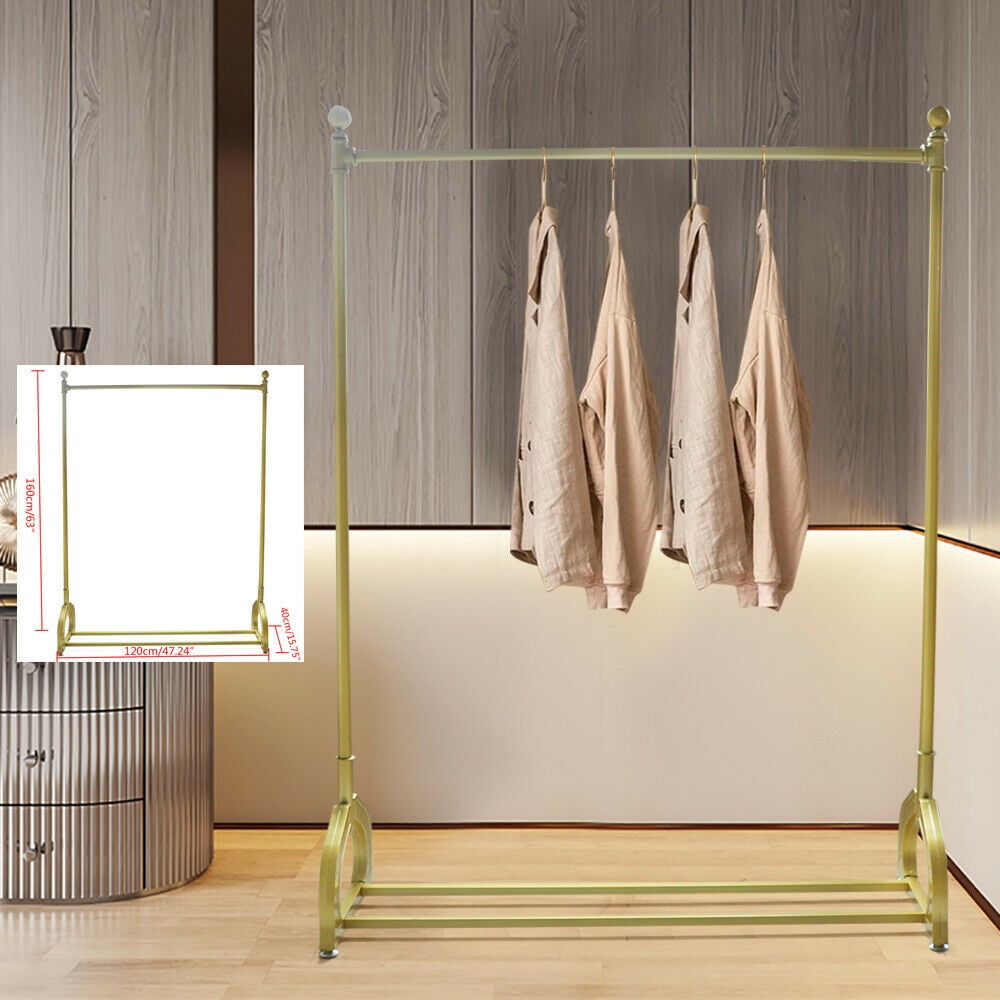 CNCEST Gold Hanger Display Stand Detachable Clothing Retail Store ...