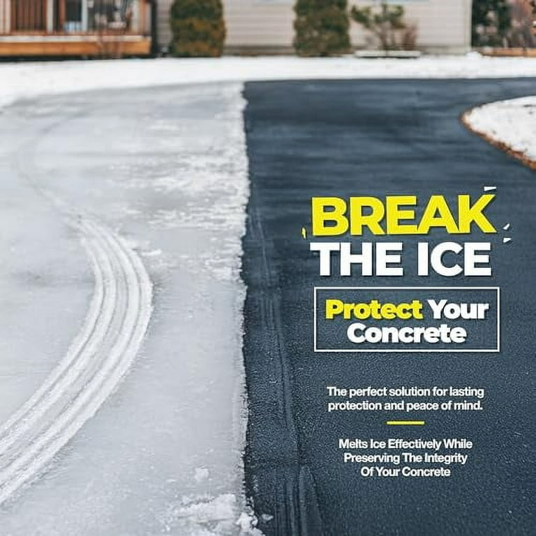 Rock Ice Melt Safer For Concrete -Snow Salt Ice Melt, And Ice... Salt ...