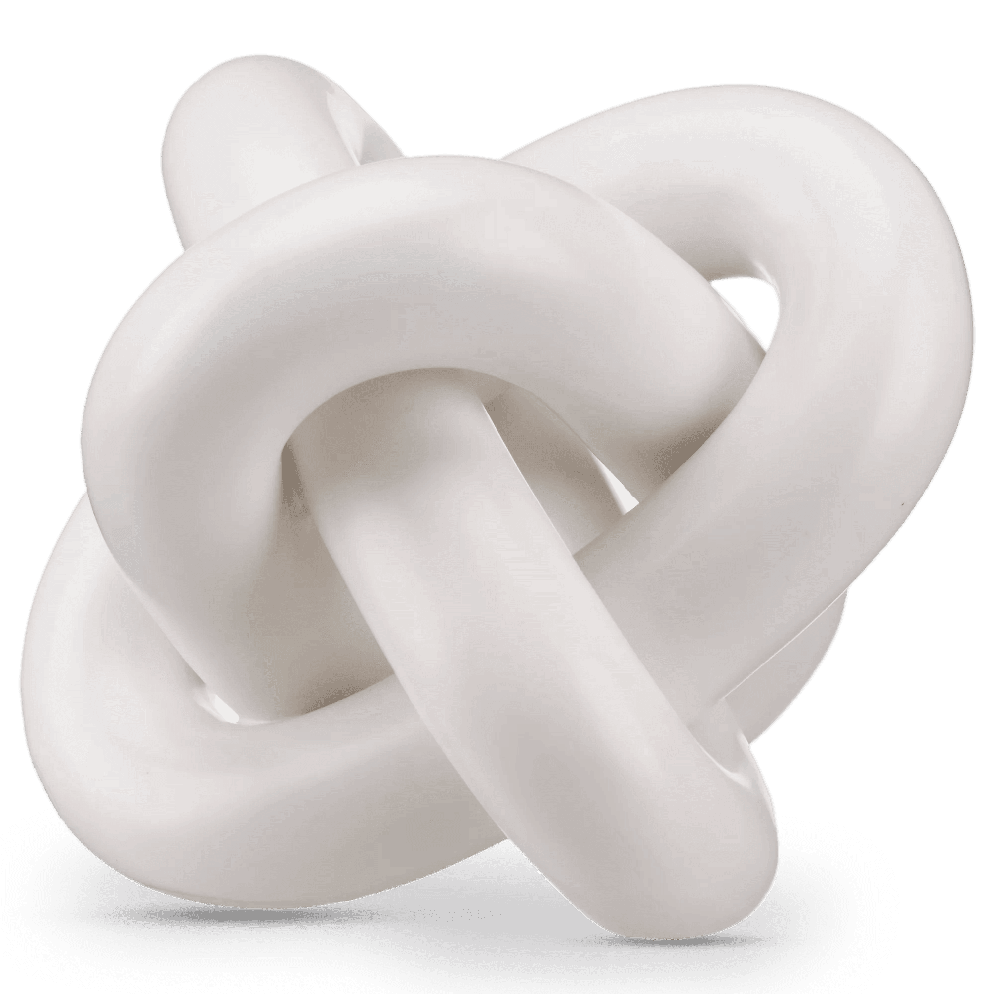 Click here for Bouclair White Abstract Knotted Ceramic Decorative... prices
