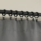 Better Homes & Gardens Matte Black Curtain Clip Rings 7 Pack for Easy ...