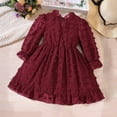 Spazoro Toddler Baby Kid Girls Dresses, Long Sleeve Round Neck Flower ...