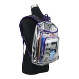 Eastsport Clear Top Loader Backpack, Purple - Walmart.com