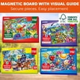Quokka 100 PCS Magnetic Puzzle Book for Kids 3-5 – 2 Puzzles & 2 Spot ...