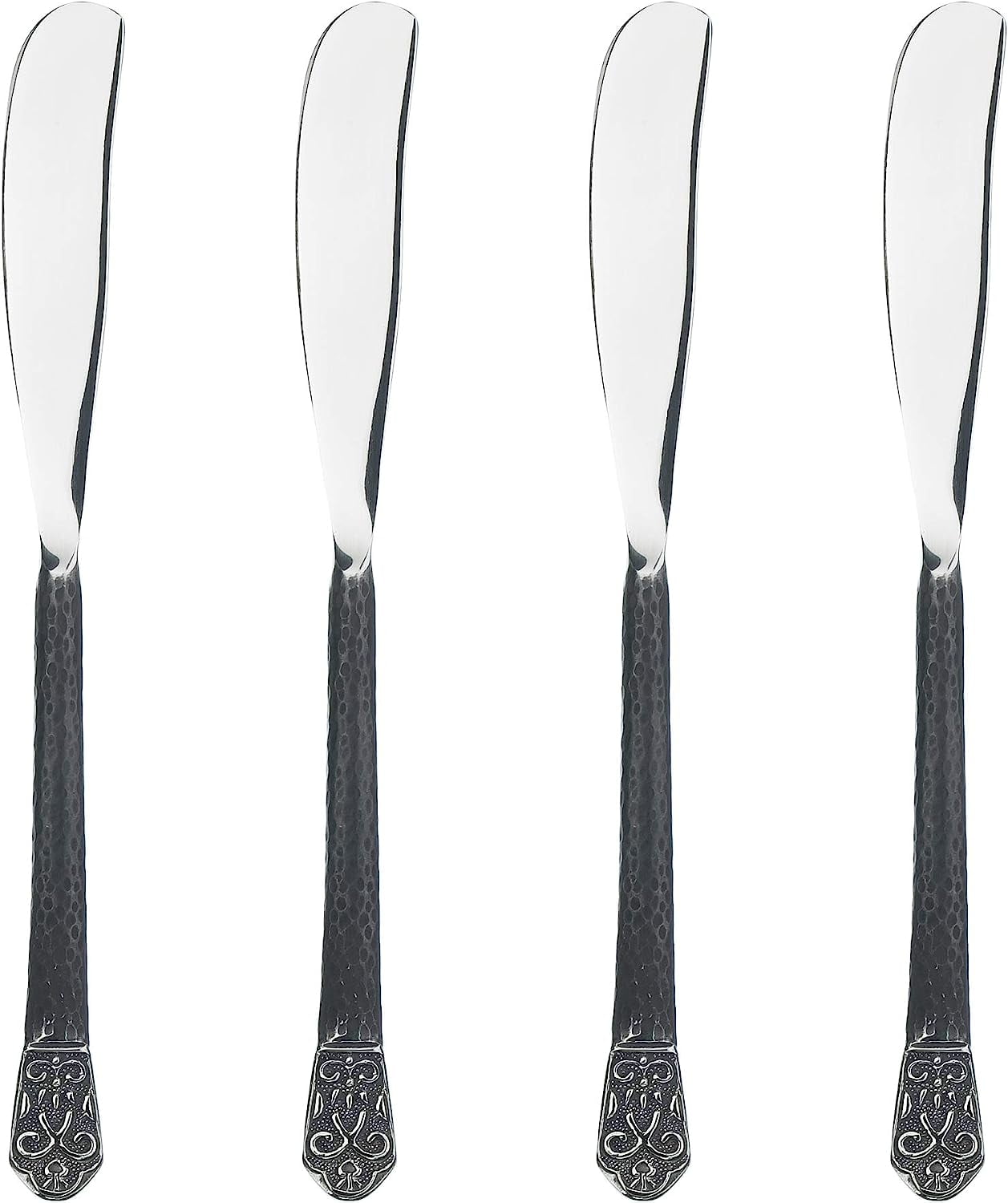 4-Piece Knife Set-Avalon Collection Polished/Matte Stainless Steel ...