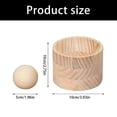 Dumpling Skin Maker Wooden Mold And Ball Set Manual Dough Skin Presser ...