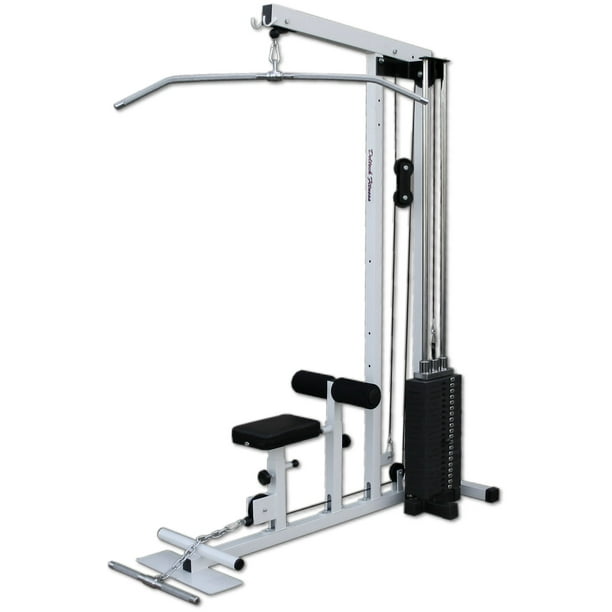 Deltech Fitness Lat/Row Machine with 200lb. Weight Stack Model #DF908 ...