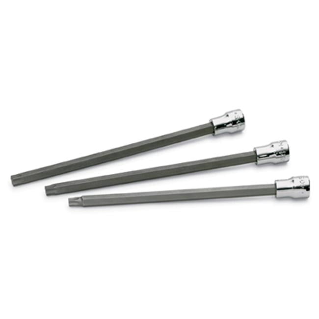 SK Hand Tools 84223- 3 Piece Extra Long Torx Bit Socket Set - Walmart.com