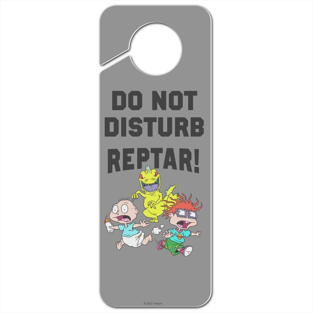 Rugrats Reptar! Plastic Door Knob Hanger Sign - Walmart.com