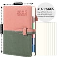 Yanerim 2025 Planner 12-Month Daily Weekly Monthly Calendar To-do List ...