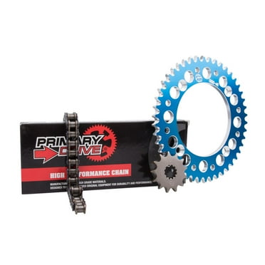 Alloy Kit & Gold X-Ring Chain Blue Rear Sprocket For KTM 300 XC-W (Fuel ...