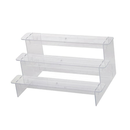 Acrylic Ladder Display Riser Showcase Storage Rack for Wallet Home ...