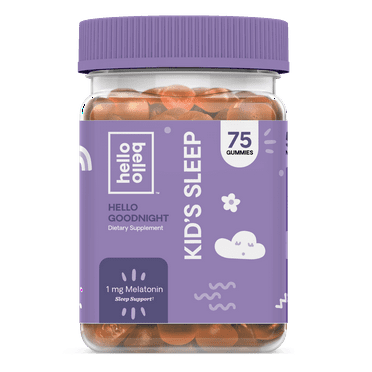 Hello Bello Sleep Well Melatonin + Botanicals Gummies, 75ct - Walmart.com