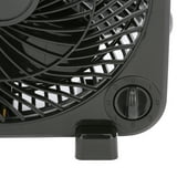 Mainstays 9 inch Personal Box Fan- Black - Walmart.com
