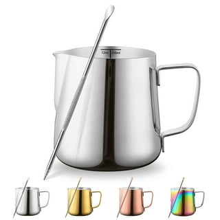 Milk Frothing Mugs Barista Steaming Frother Cup colorful 350ml ...