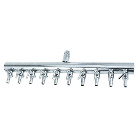 10 Ways 8 to 4MM Stainless Steel Aquarium Outlet Inline Air Pump Flow ...