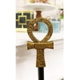 Ebros Gift Egyptian Ankh Key of Life Walking Staff Cane, Hieroglyphs ...