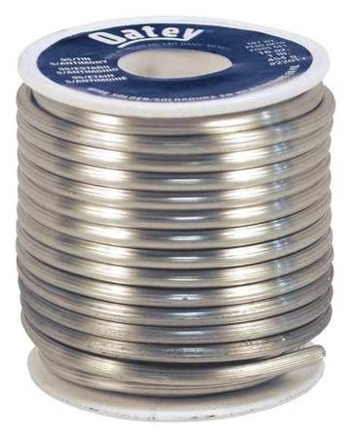 Oatey Lead-Free Plumbing Wire Solder 0.117 in. Dia. Tin/Antimony 95/5 ...