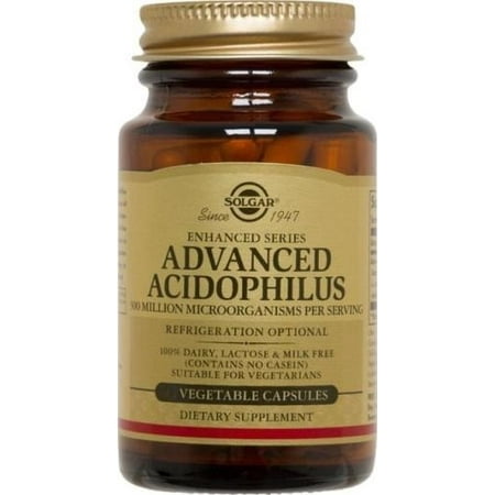 Solgar Probiotics Advanced Acidophilus 100 Vegetable Capsules - Walmart.com
