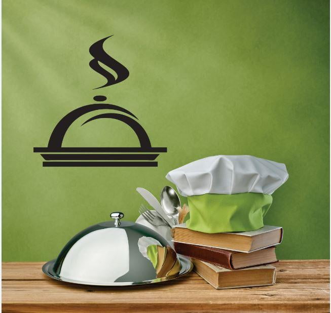 Vinyl Wall Decal Sticker : Serving Tray Kitchen Image Bedroom Bathroom ...