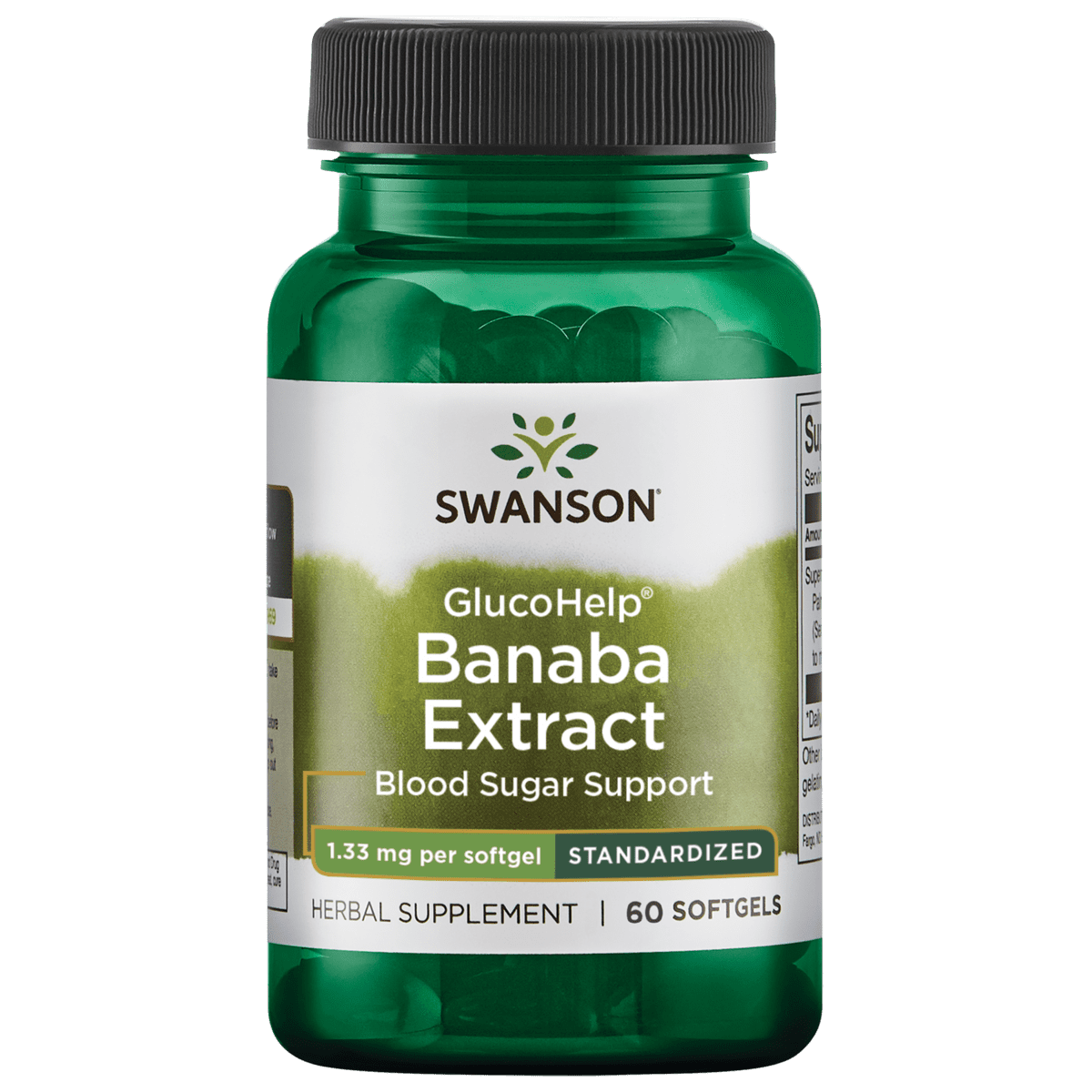 Swanson Glucohelp Banaba Extract 1.33 mg 60 Softgels - Walmart.com