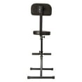 Odyssey DJ Performer Portable Chair Stool with Adjustable Height & Back ...