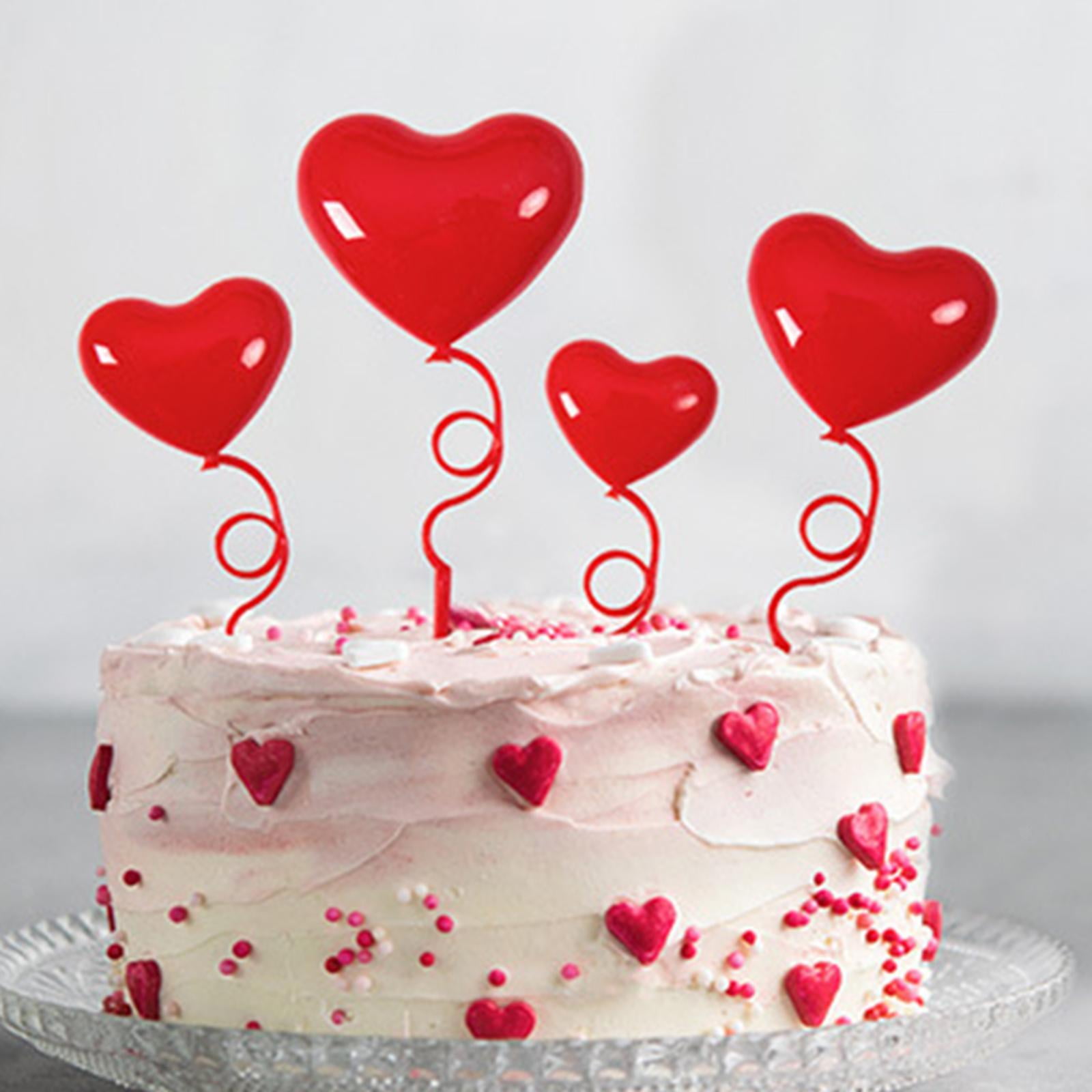 Heart Shape Birthday Cake For Girlfriend