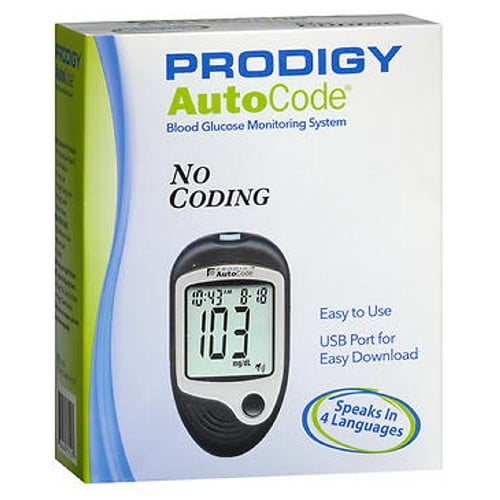 Sistema de monitoreo de glucosa en sangre Prodigy Autocode T | Walmart ...