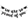 Aufmer Glitter Graduation Hanging Banner Congratulatory Festival ...