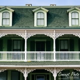 6"H x 5/8"P x 48"L Hemlock Architectural Grade PVC Running Trim ...