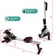 Gymax Folding Magnetic Rowing Machine Rower Exercise Cardio Adjustable ...
