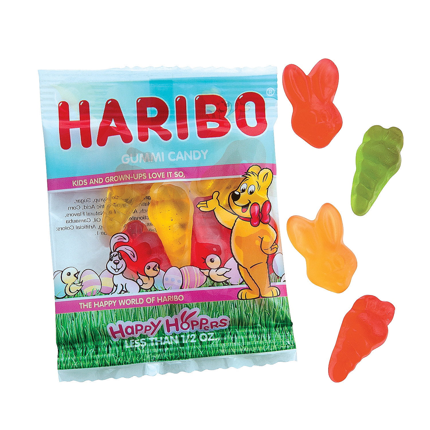 Haribo Happy Hoppers Gummy Fun Packs - Edibles - 27 Pieces - Walmart.com
