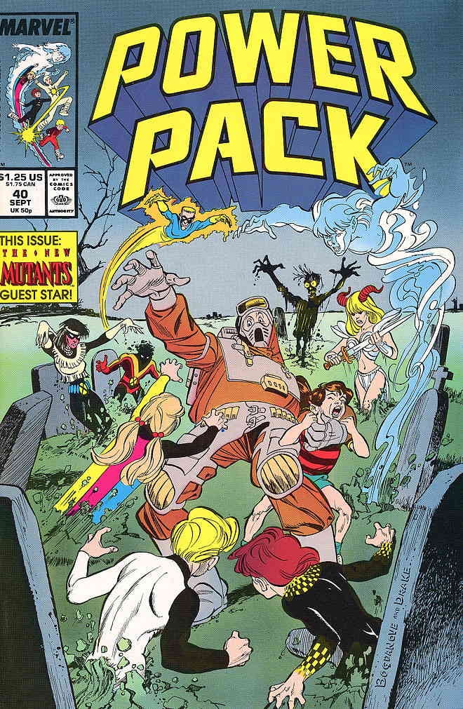 Power Pack #40 VF ; Marvel Comic Book - Walmart.com